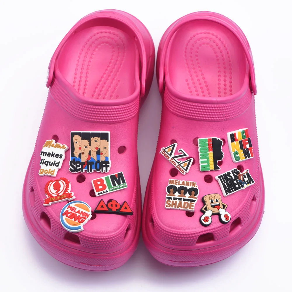 Hot-Sale-Shoes-Charms-Melanin-King-BLM-Shoe-Decoration-Cloudy-Sunshine ...