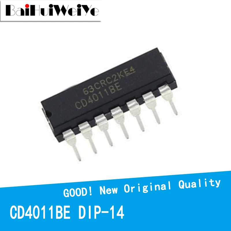10PCS-LOT-DIP-14-CD4011-CD4011B-CD4011BE-4011-New-Original-DECADE ...