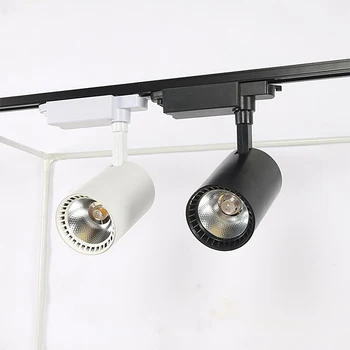 LED shopping mall clothing store Led track light aluminum alloy track ...