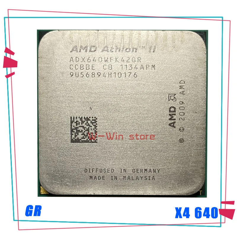 Buy AMD Athlon X2 AD 5200 CPU Processor Dual-Core Desktop Socket AM3 ...