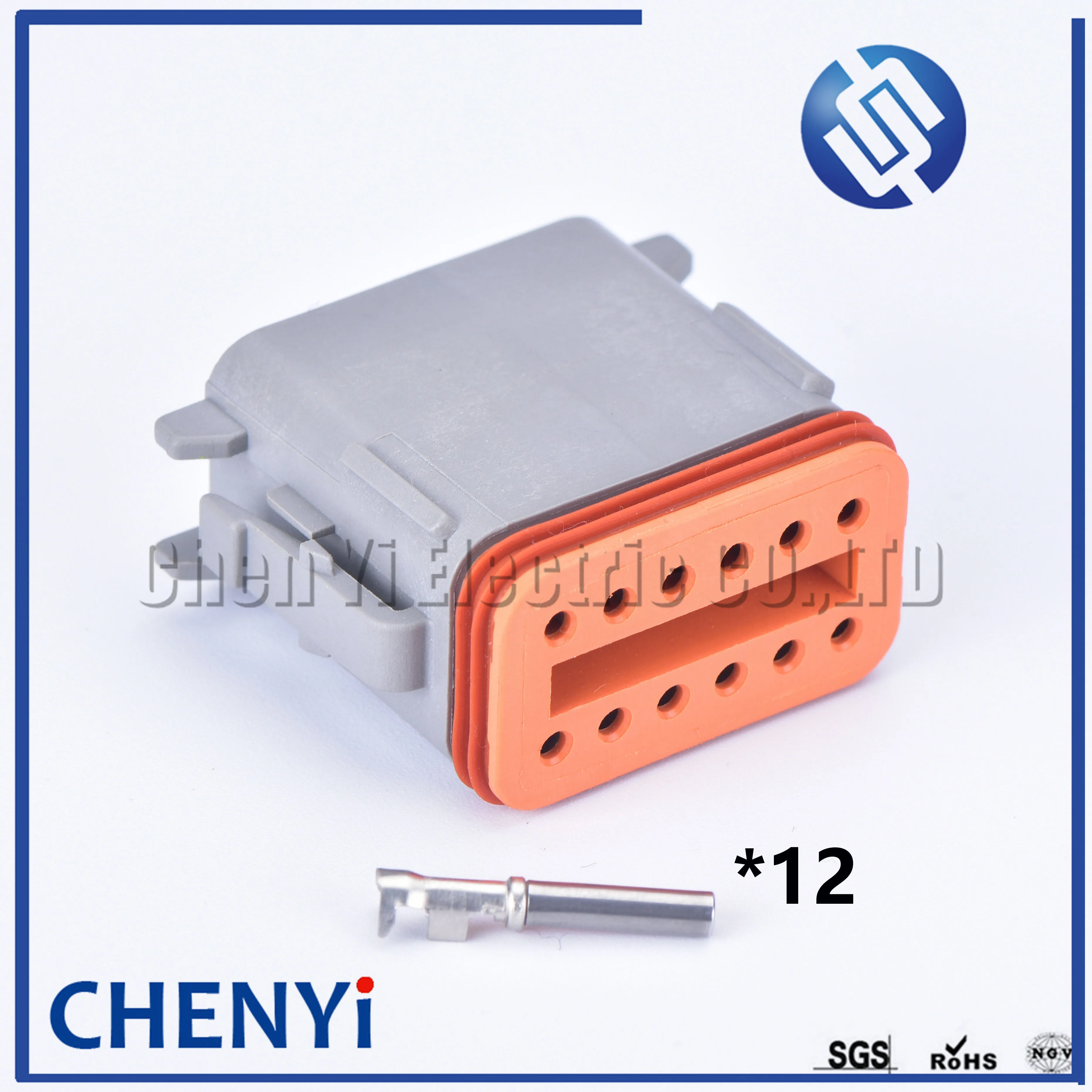 12 Pin Waterproof Automotive Electrical Connectors 2 Sets Deutsch DT 12 ...