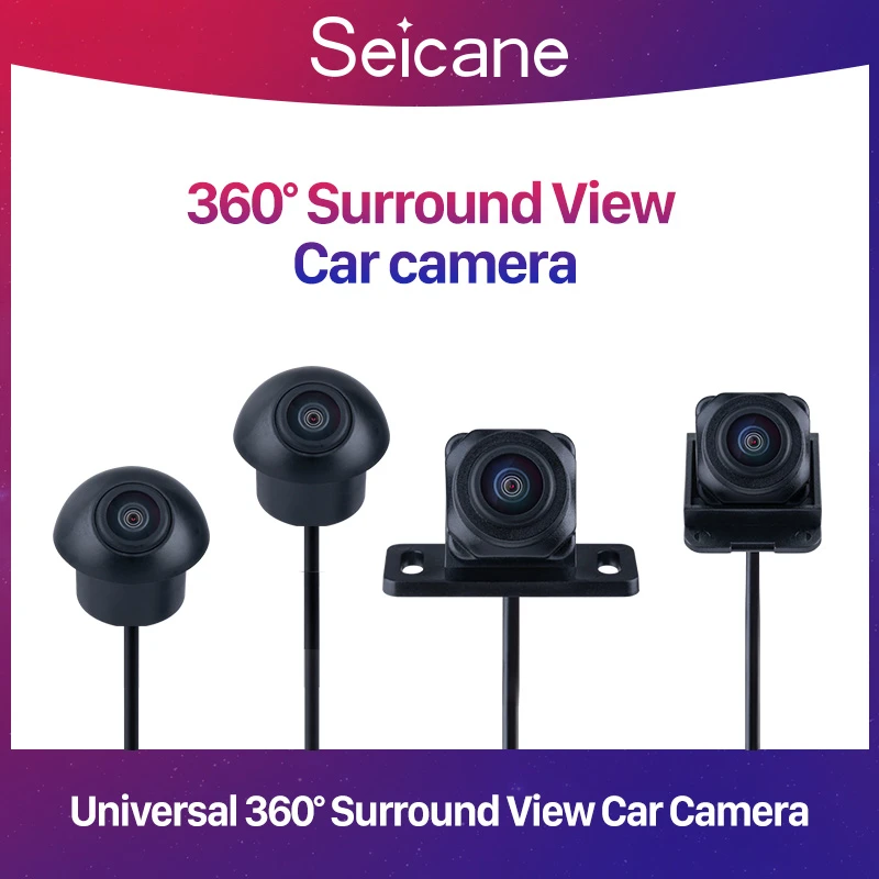 Seicane Universal 360° Surround View Car Camera 360 Degree Panoramic ...