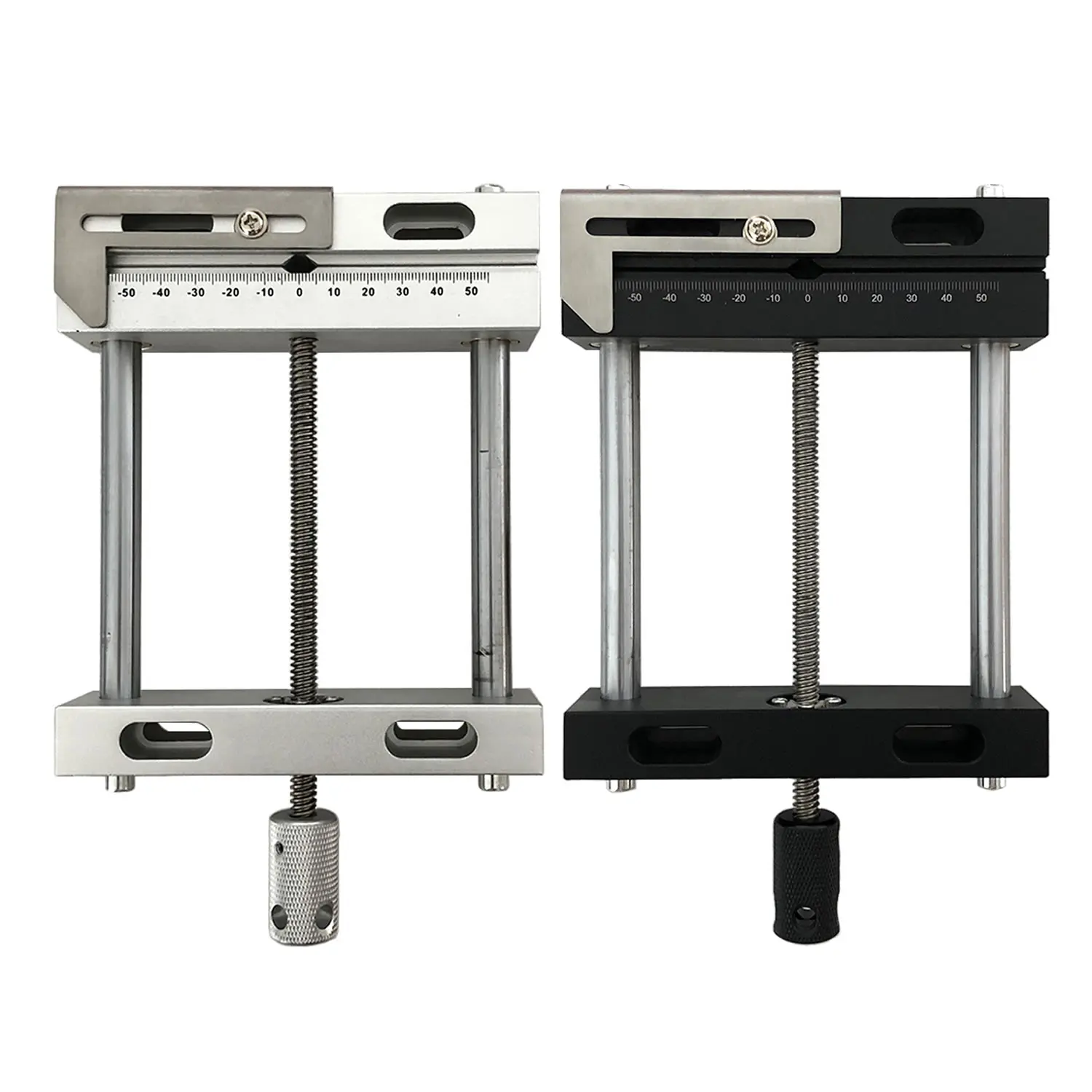 140x320mm-Aluminium-Flat-Tongs-Bench-Vice-Silver-Black-Color-Vise ...