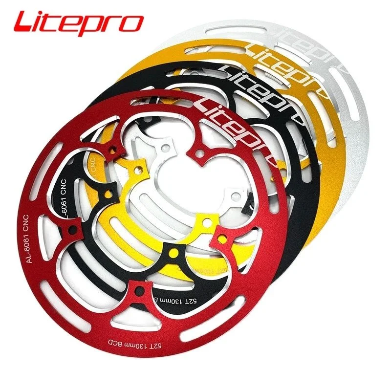 Litepro-130mm-BCD-Chainwheel-Covering-For-50T-52T-54T-Chainring-Chain ...