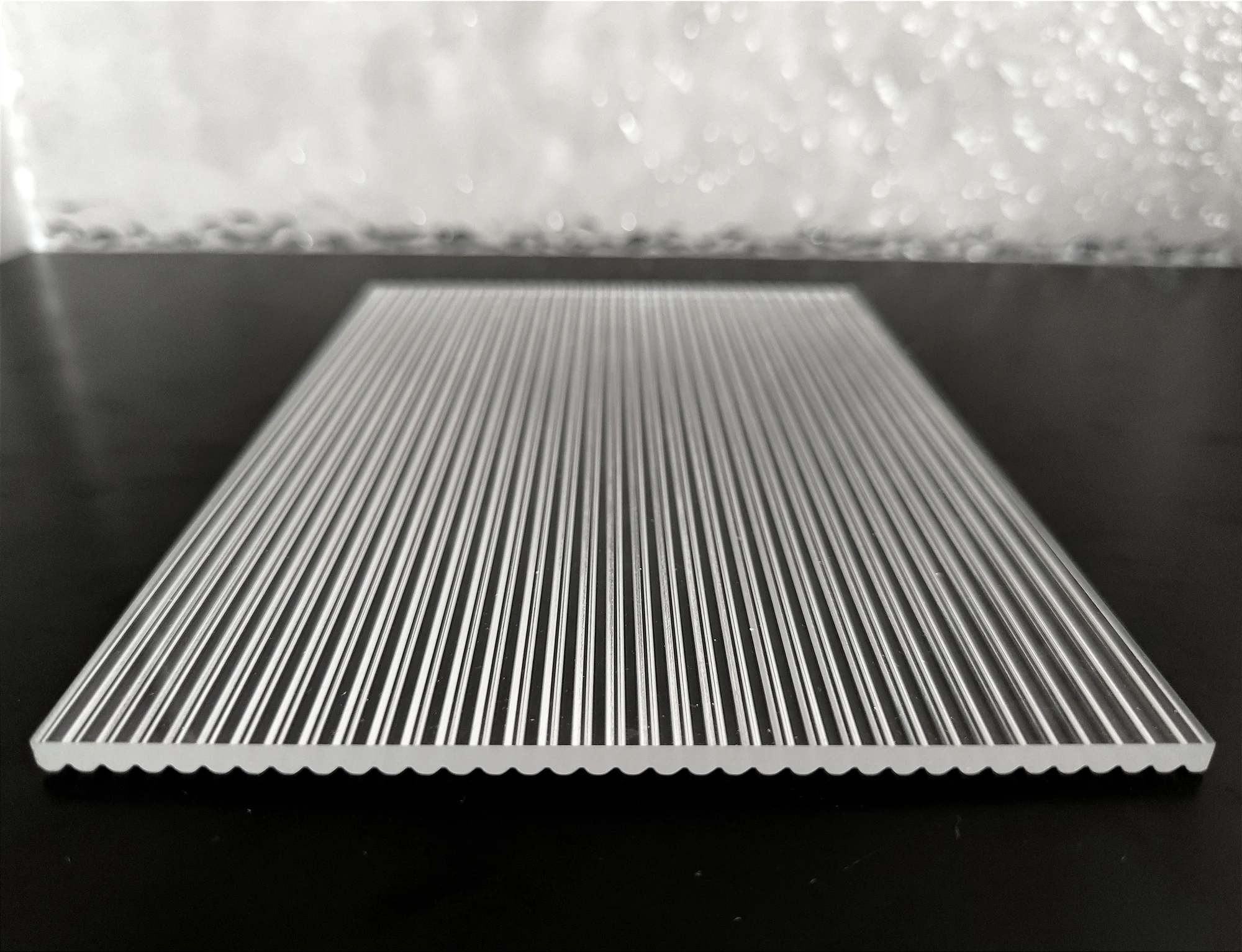 Texture PMMA Pure Clear Transparent Plexiglass Decorative Acrylic Sheet Corrugated DIY Plate 5MM ...