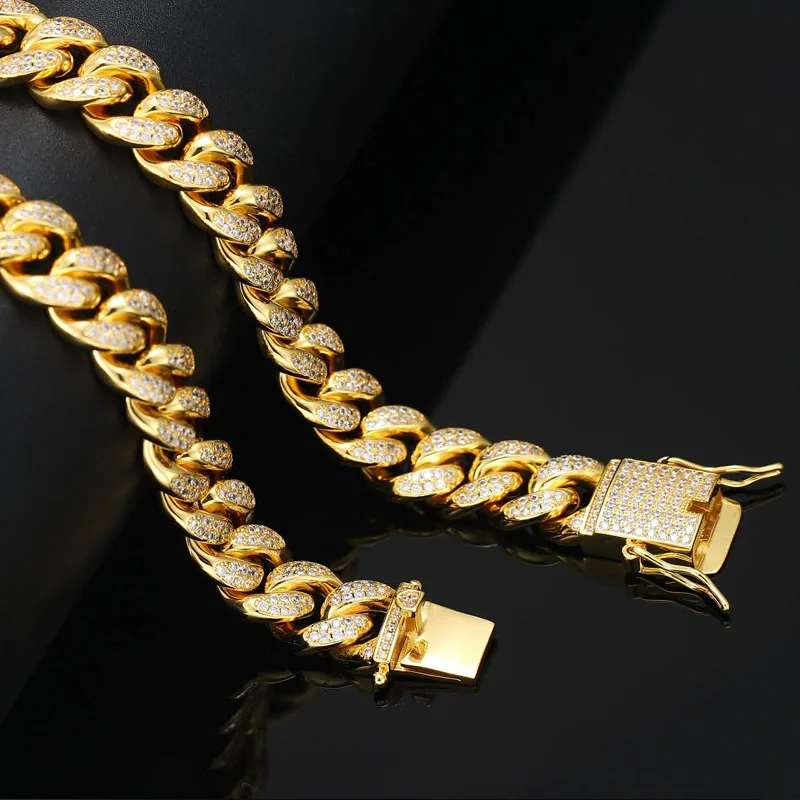 Cadena con diamantes Urban full ice - Envio a todo Chile