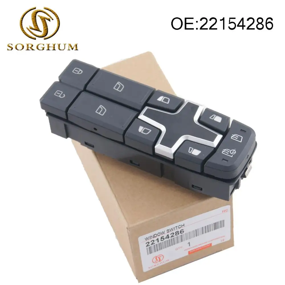 22154286 Electric Power Front Left Window Switch For Volvo Trucks FH FM ...