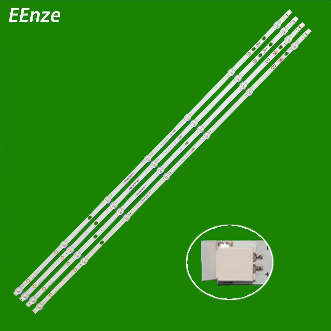 LED Backlight strip for 43L3753DB 43L1753DB 17DLB43VLXR1 LB43007 V0_04_38S Ruler VES430UNDL-2D ...