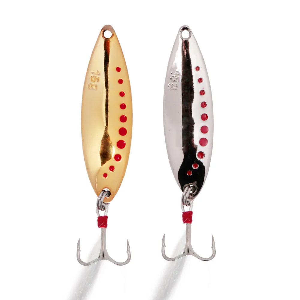 Leech Spinners Spoon Lures 7.5g 20g Artificial Metal Vib Bait With ...