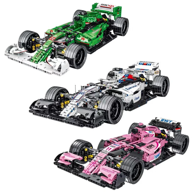 Children Building Blocks Super Sports Car Racing F1 Williams FW41 R5 ...