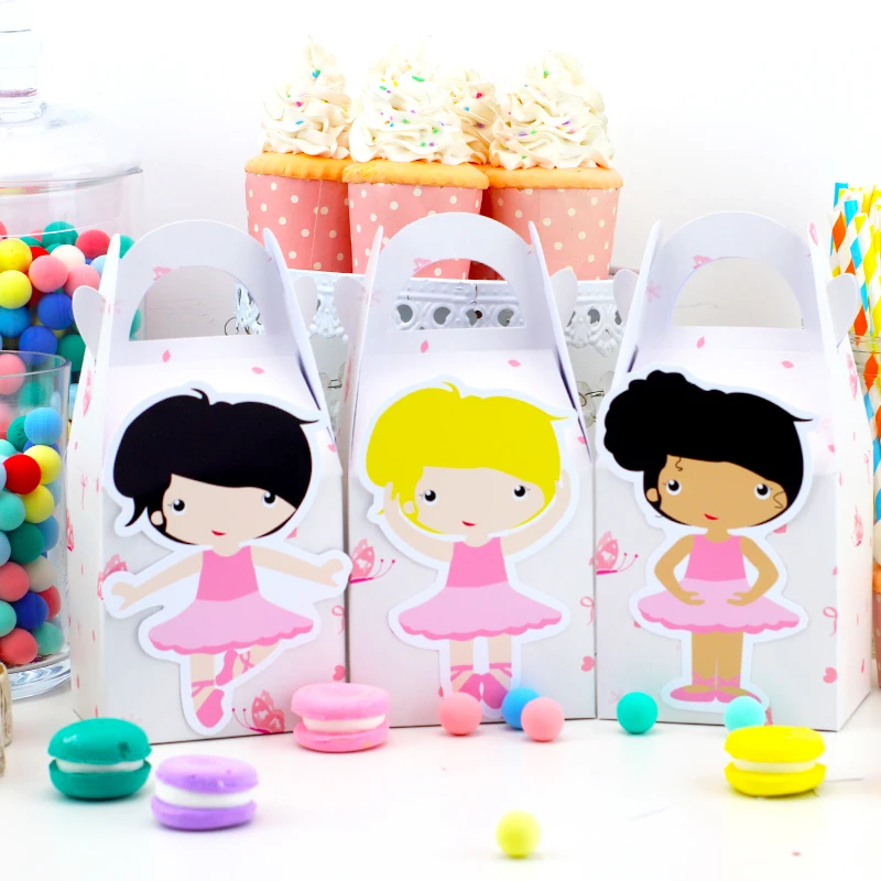 Ballerinas Ballet Favor Box Candy Box Gift Box Cupcake Box Boxes Gift ...