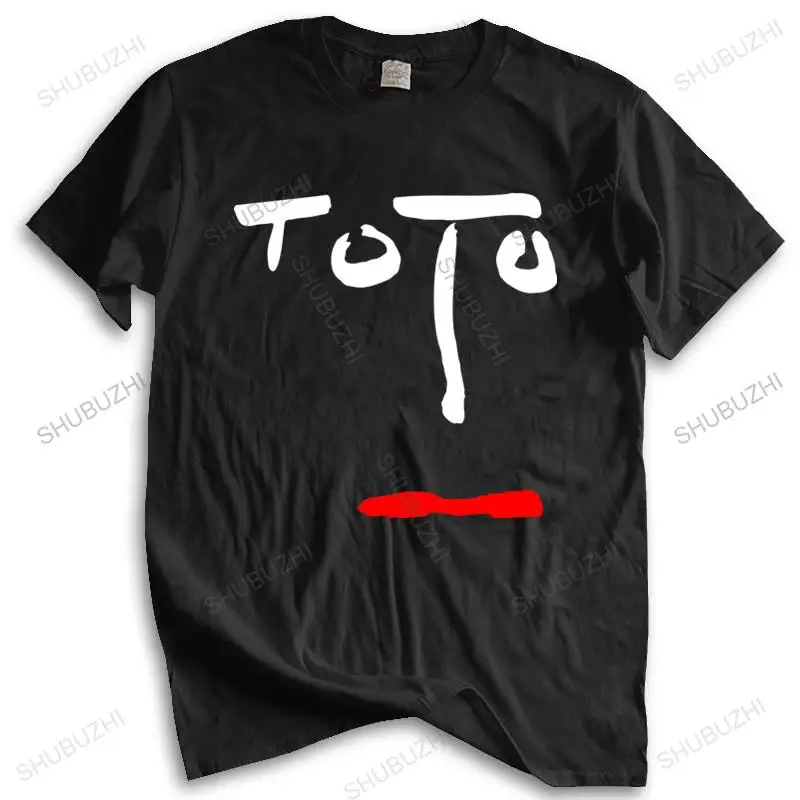 T Shirt homme blanc, taille européenne, TOTO Face Symbol Rock Band ...