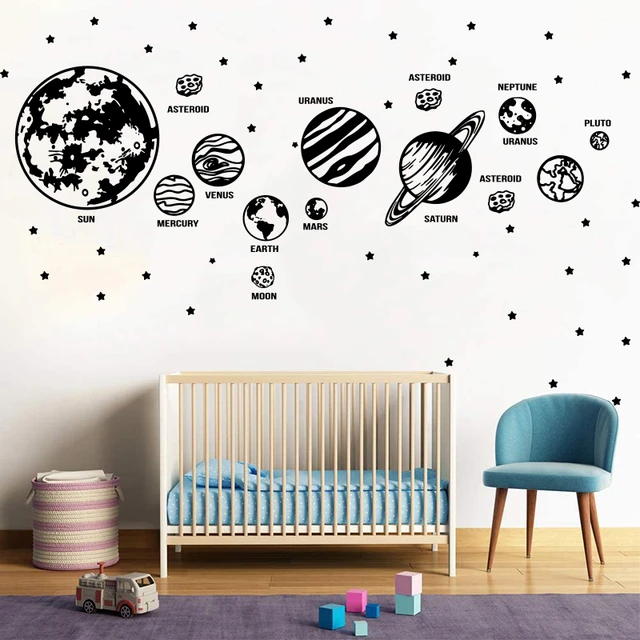 Solar System Vinyl Decals