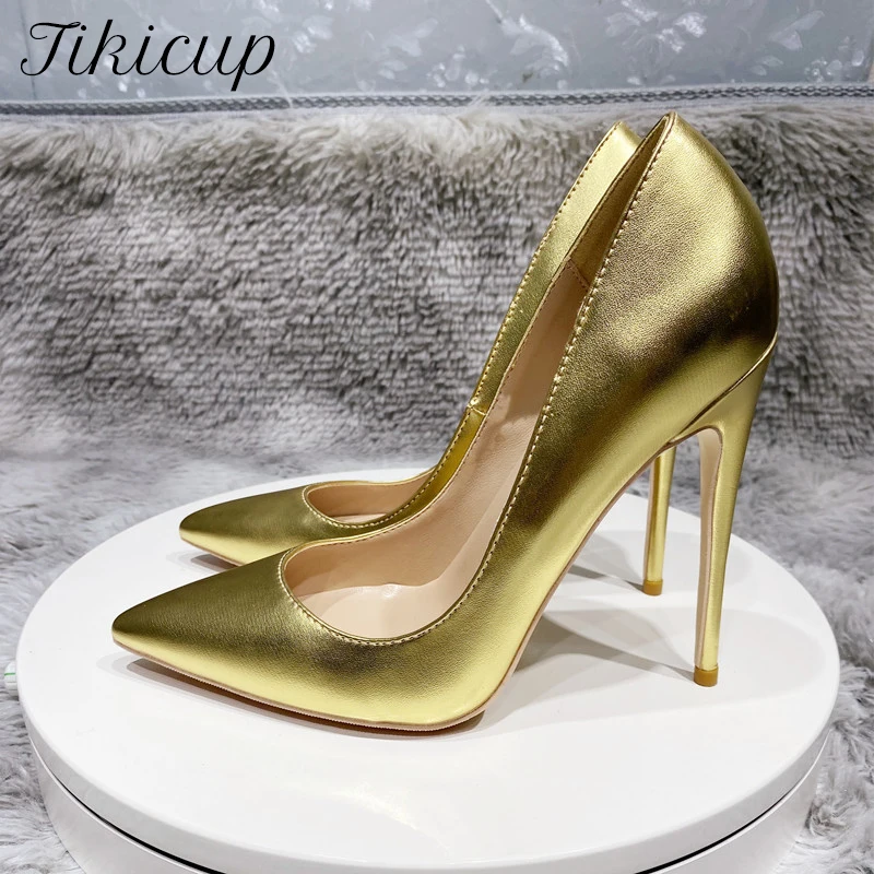 Tikicup, zapatos de fiesta de boda de tacón alto con punta puntiaguda ...