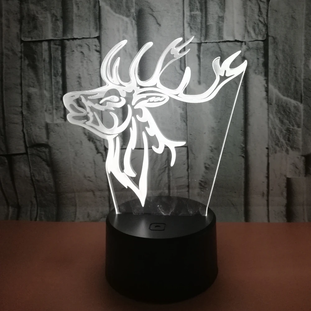 Deer-3D-LED-RGB-Night-Light-7-Color-Change-Desk-Light-Action-Figures ...