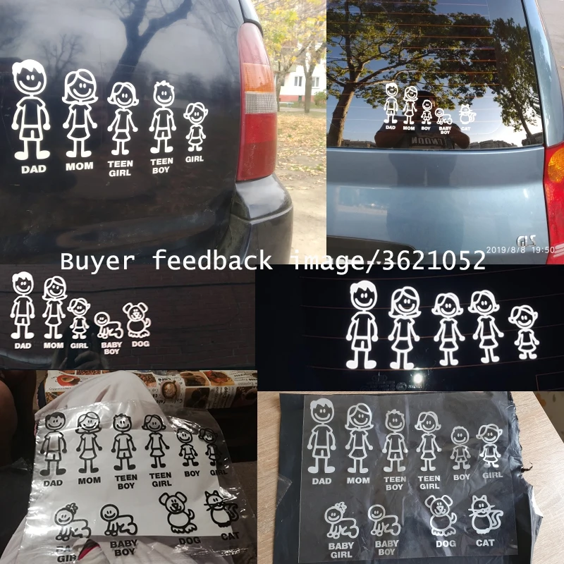 Bad Stick Family Decals