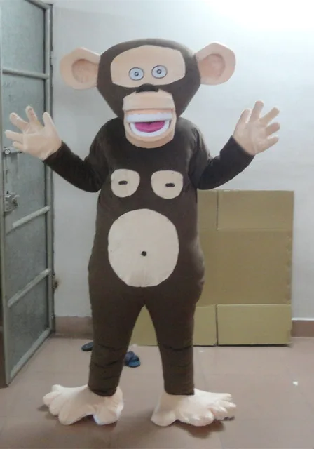 Monkey Cosplay Mascot Costume For Adults - AllCosplay.com