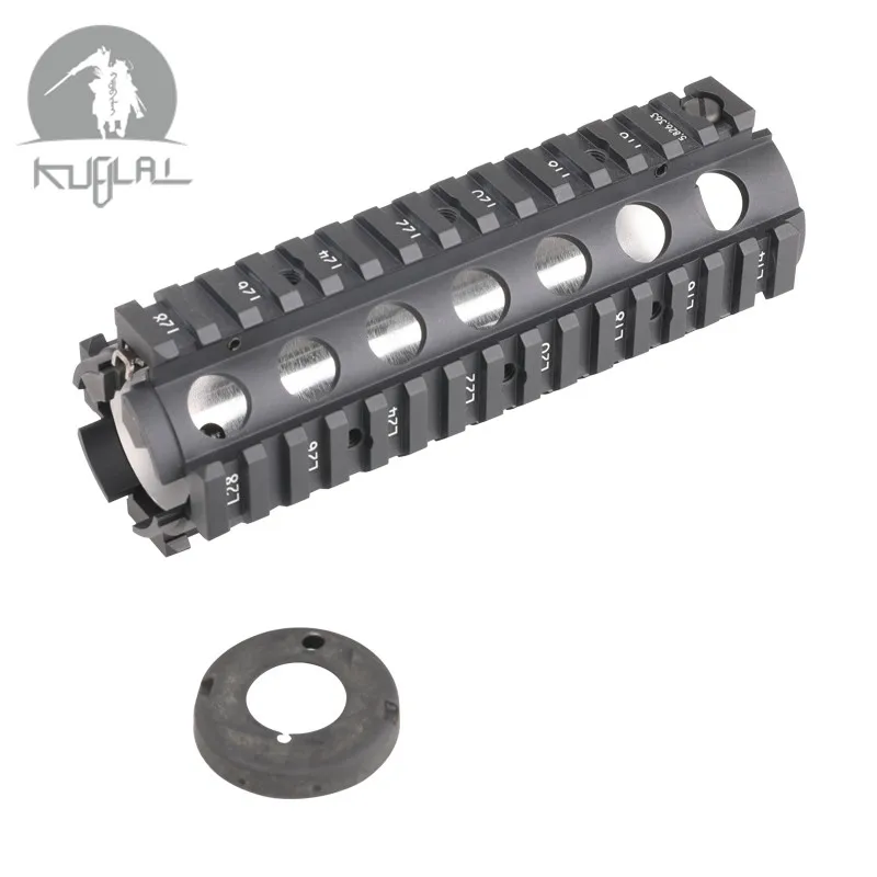 M4-M16-Airsoft-AEG-RIS-Handguard-7-CNC-Picatinny-Quad-Rails-KAC ...
