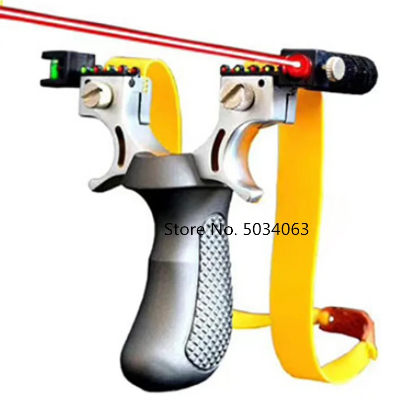 New-alloy-catapult-laser-aiming-catapult-with-flat-rubber-belt-outdoor ...