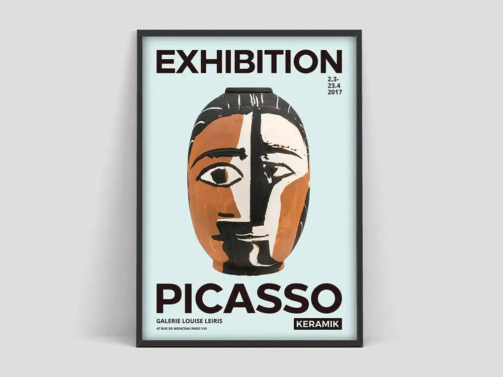 Art & Collectibles Pablo Picasso exhibition poster set of two ...