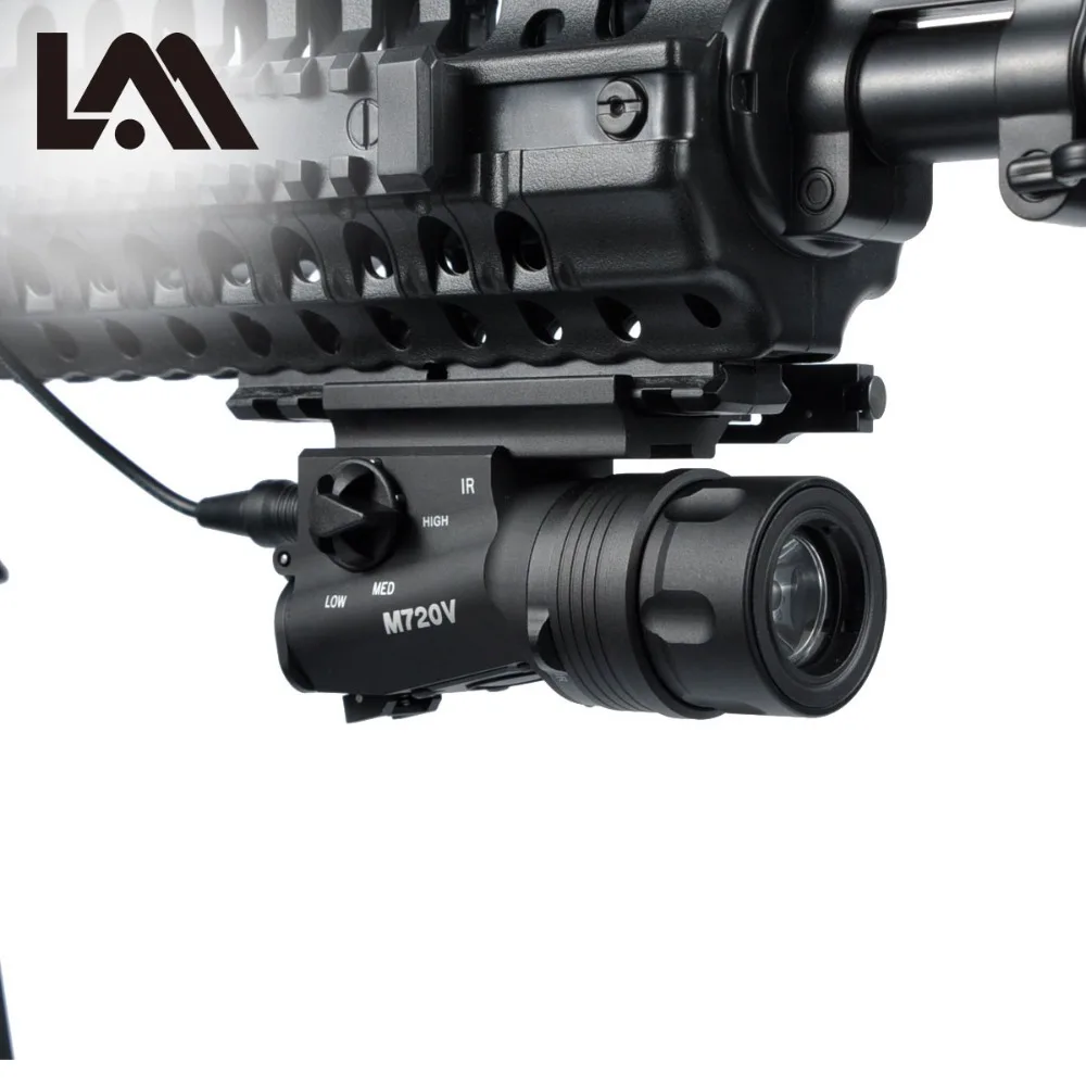 Airsoft-Surefir-M720-Tactical-Weapon-Light-strobe-Flashlight-Hunting ...