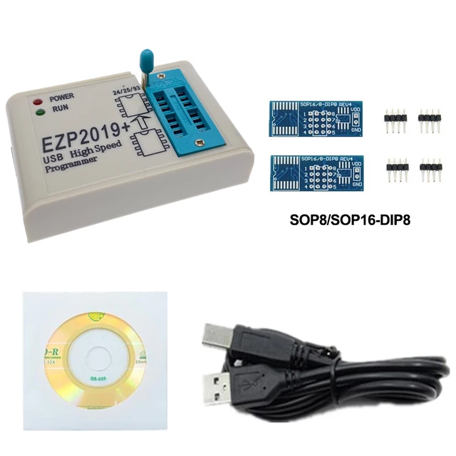 Newest Version EZP2019 High-speed USB SPI Programmer Support24 25 93 ...