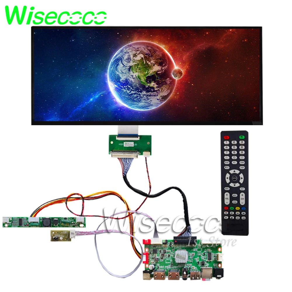 Wisecoco 12.3 inch LCD Display TFT Sunlight Readable Panel HSD123KPW1 ...