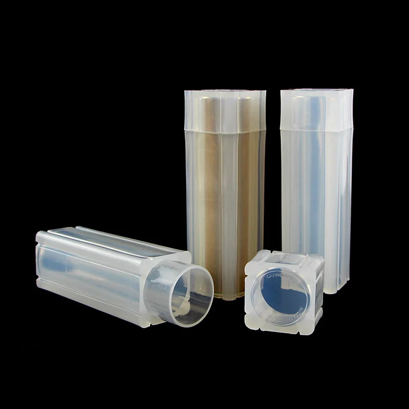 LOT-X-5-PCS-PCCB-Coin-Tube-Storage-box-for-coins-plastic-Direct-For-19 ...