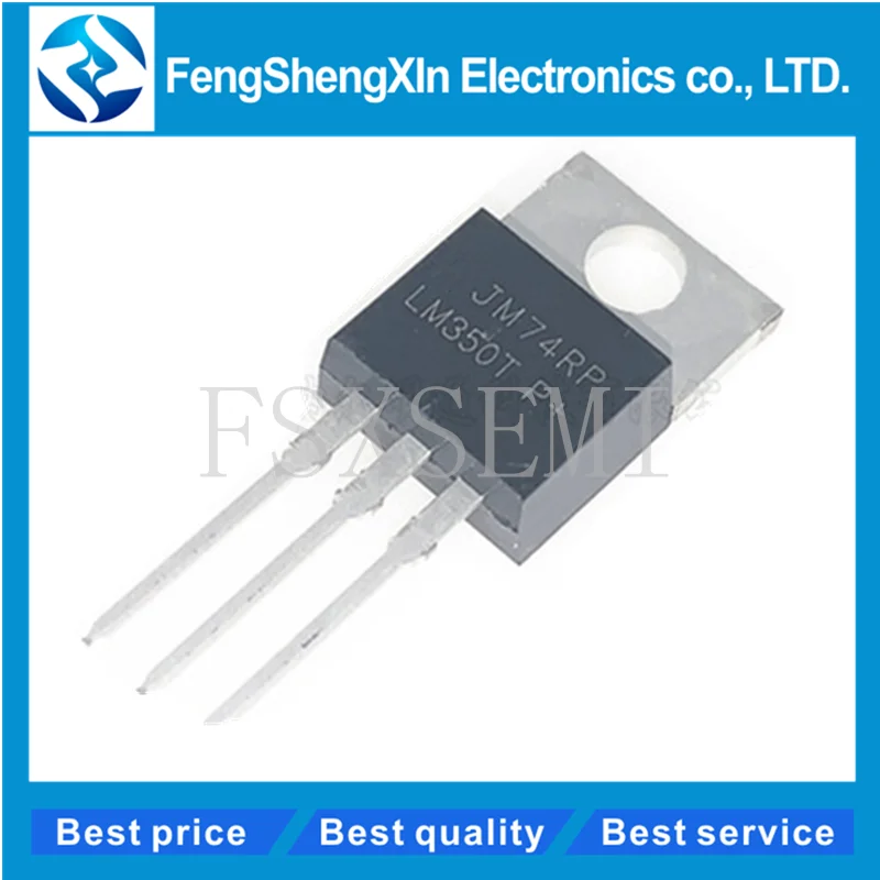 10pcs/lot New LM350T TO 220 LM350 3A Positive Adjustable Voltage ...