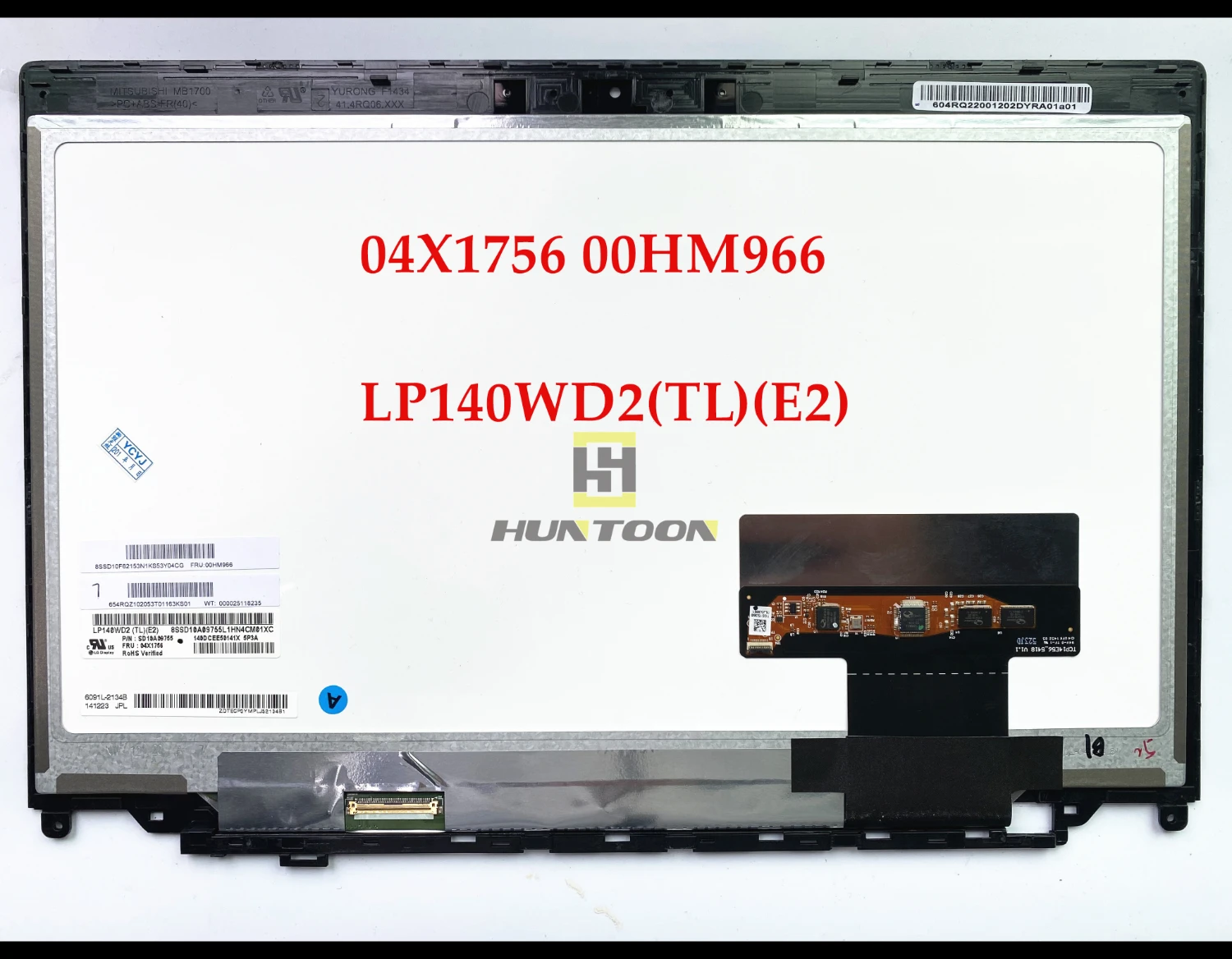 Original Lcd Assemblies For Lenovo Thinkpad X1 Carbon Lcd Screen Fru ...