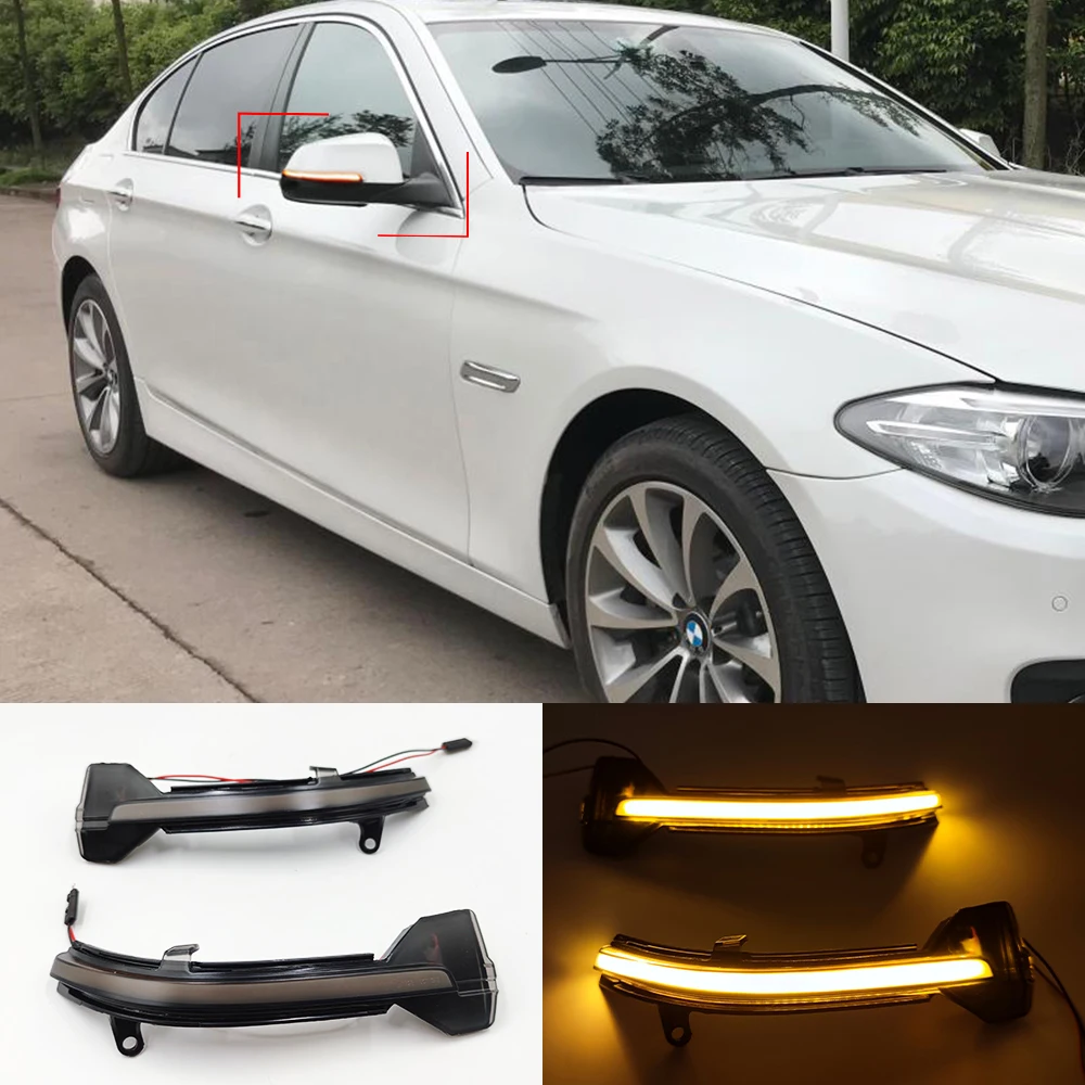 1 Pair For BMW 5 6 7 Series F10 F11 F07 F06 F12 F13 F01 Dynamic Turn ...