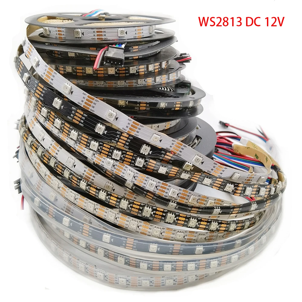 WS2813 Led Strip Light Dual Signal Individually Addressable 1m 4m 5m 30 ...