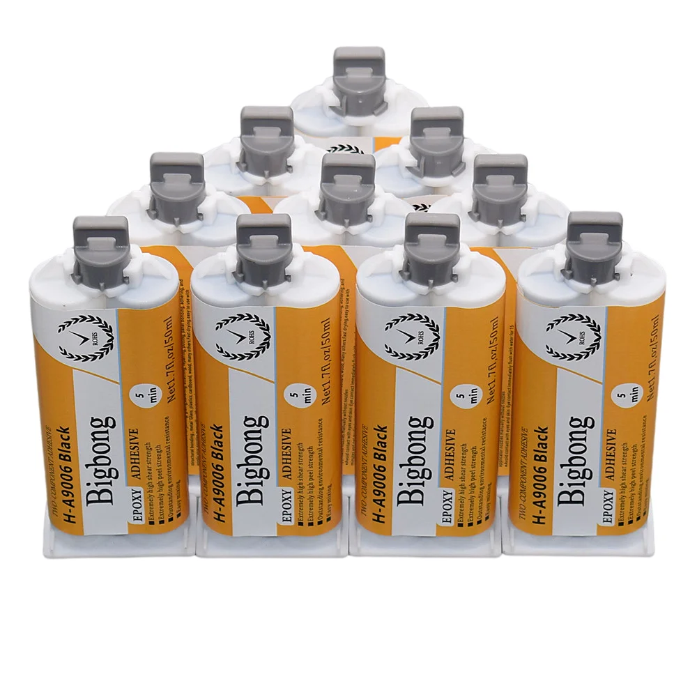 Colles AB noires 1:1, adhésifs époxy, résine à deux composants, adhésif ...