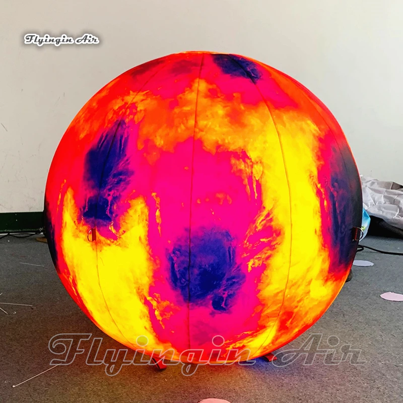 Party Night Decorative LED Inflatable Mars Balloon Giant Solar System ...