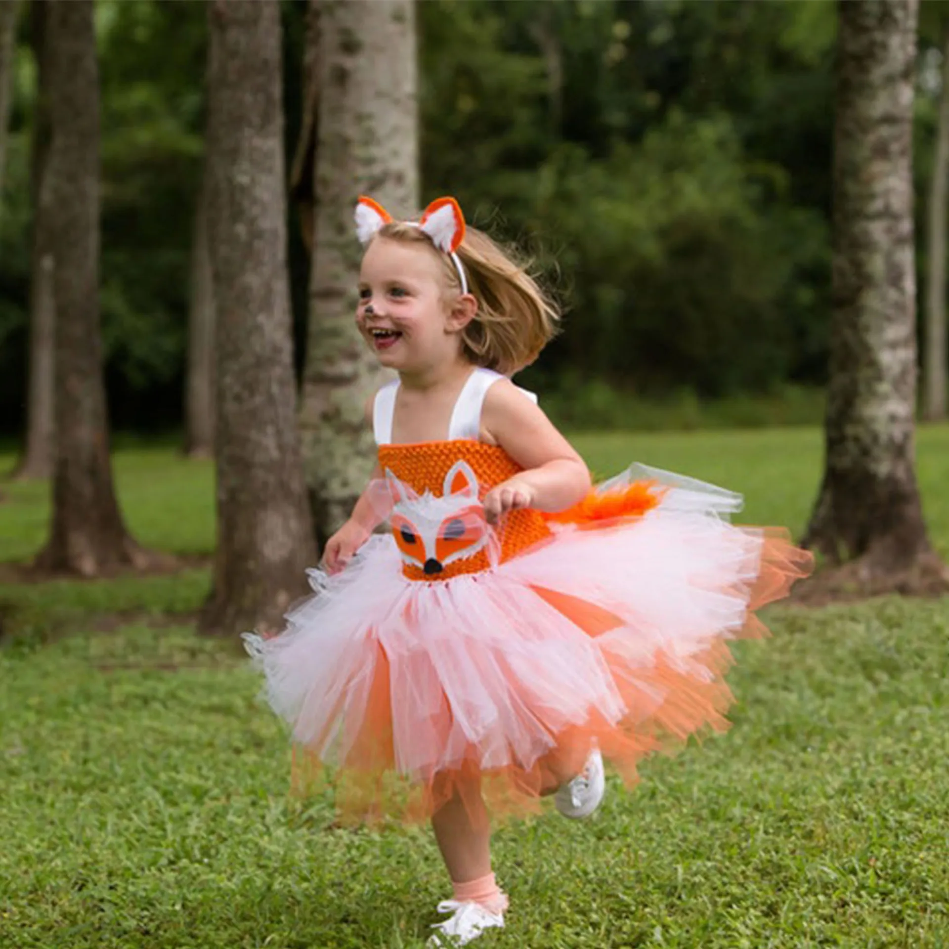 Is the Orange White Fox Tutu Dress the Perfect Eco-Friendly Choice for ...