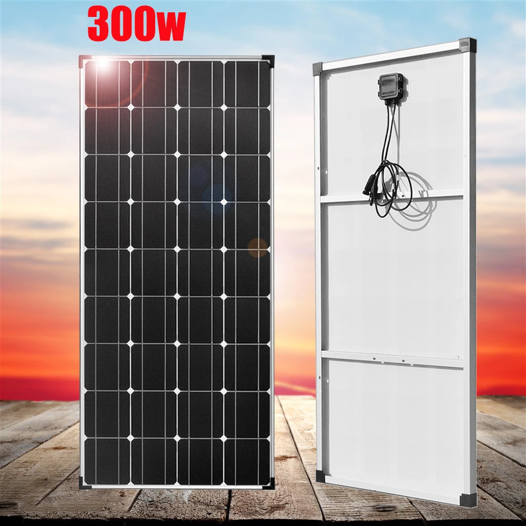 300w 150w solar panel 12v 24v Kit monocrystalline cell for home balcony ...