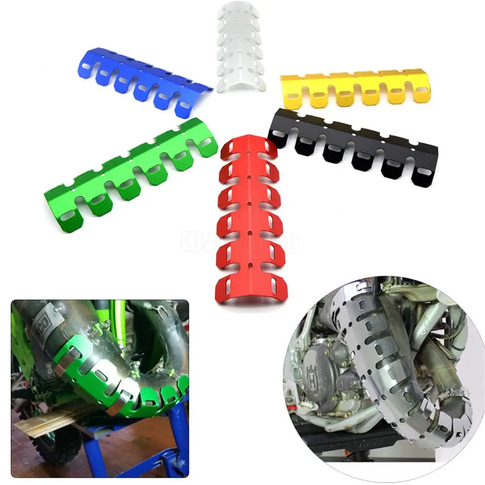 Universal Motorcycle Exhaust Pipe Guard Protector Heat Shield For ...