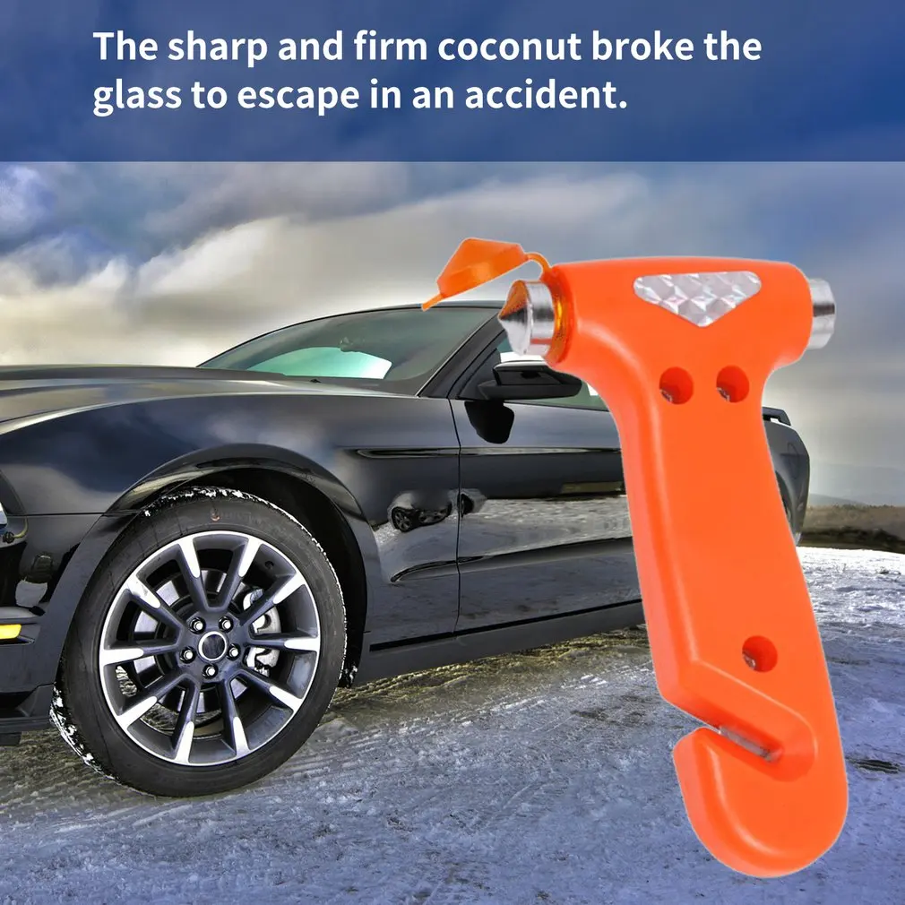 2 in 1 Safety Hammer Life-saving Hammer Escape Hammer Car Window Broken ...