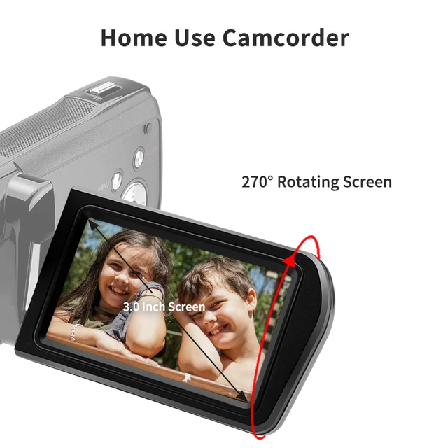 4K Digital Camera for Blogger, Ordro AC2 YouTube Video Vlog Cameras ...