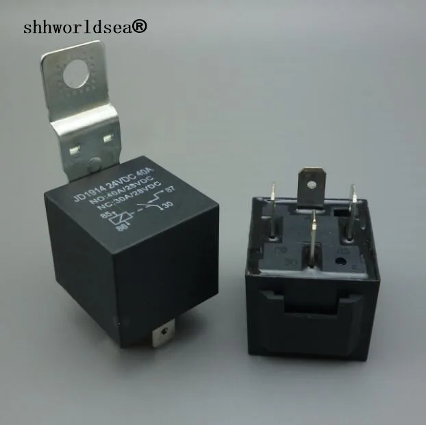 Shhworldsea Auto Relay 12v 30a 5p/ 12v 30a 4p /24v 30a 4pin /24v 30a ...