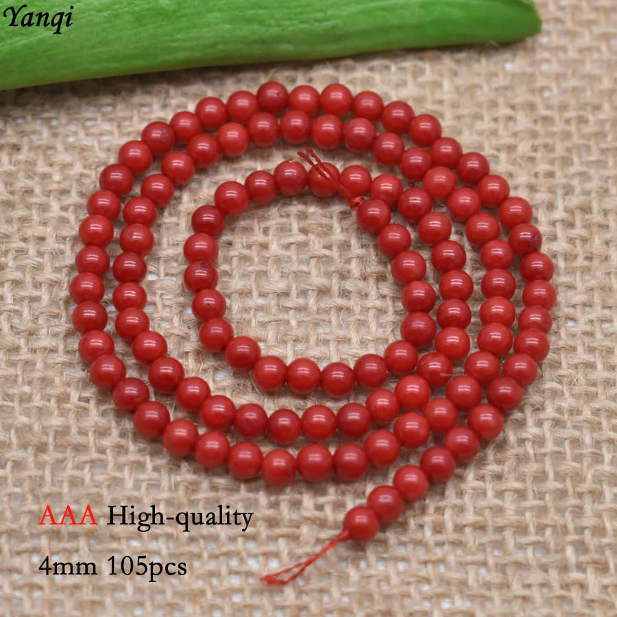 Red Sea Coral Bead Necklace - SHOP THE NATION
