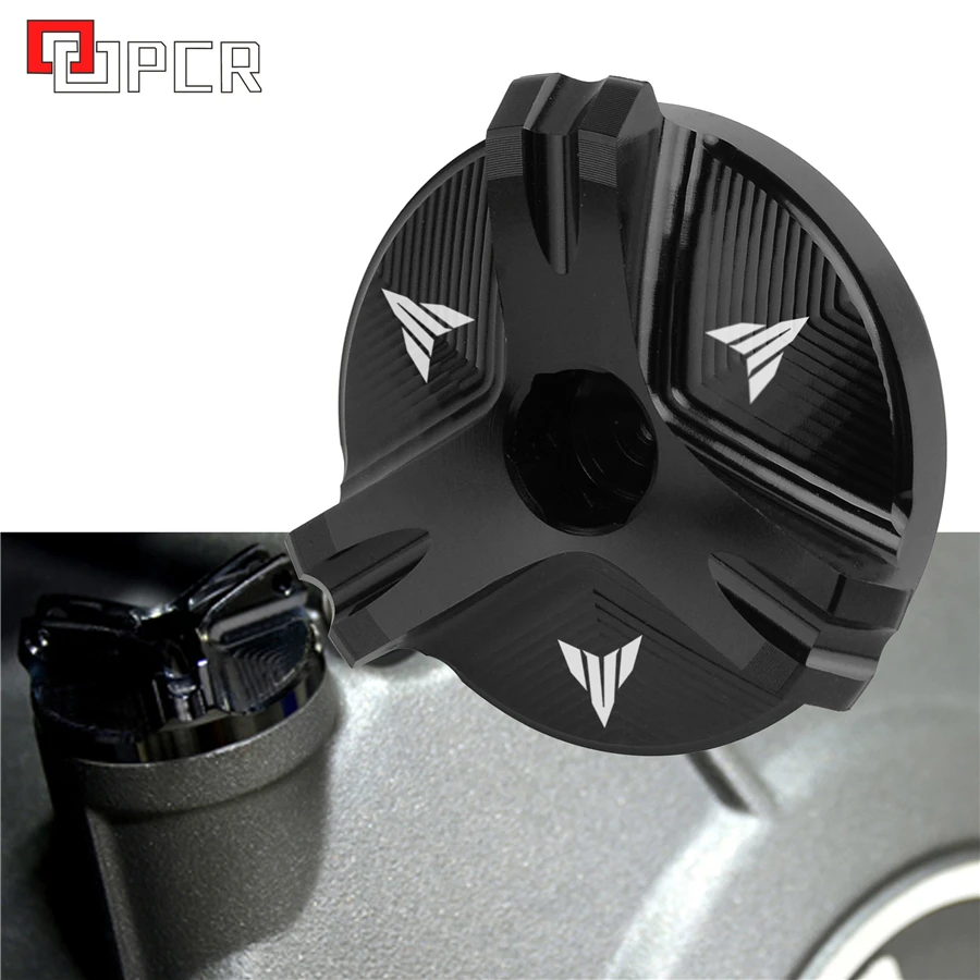 Motorcycle CNC Oil Filler Cap Plug cover CAP For Yamaha For MT01 MT03 MT25 MT07 MT 07 FZ07 MT10 ...