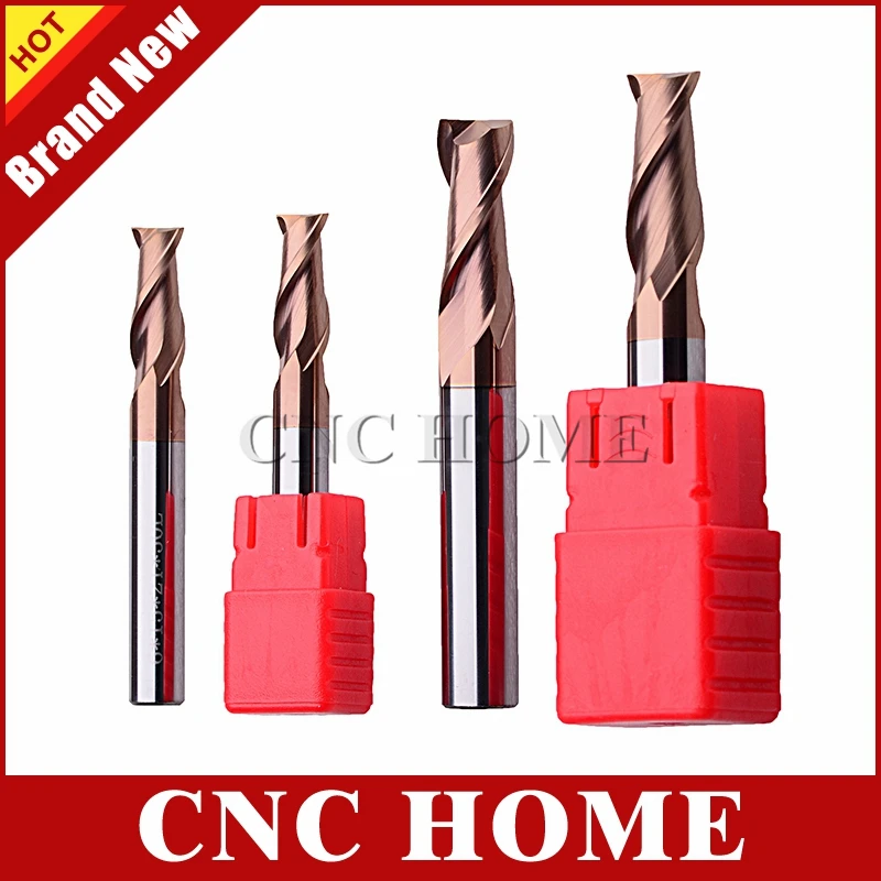 1pc HRC55 2 Flutes Wood Milling Cutter 3mm 4mm 6mm 8mm 12mm Tungsten ...