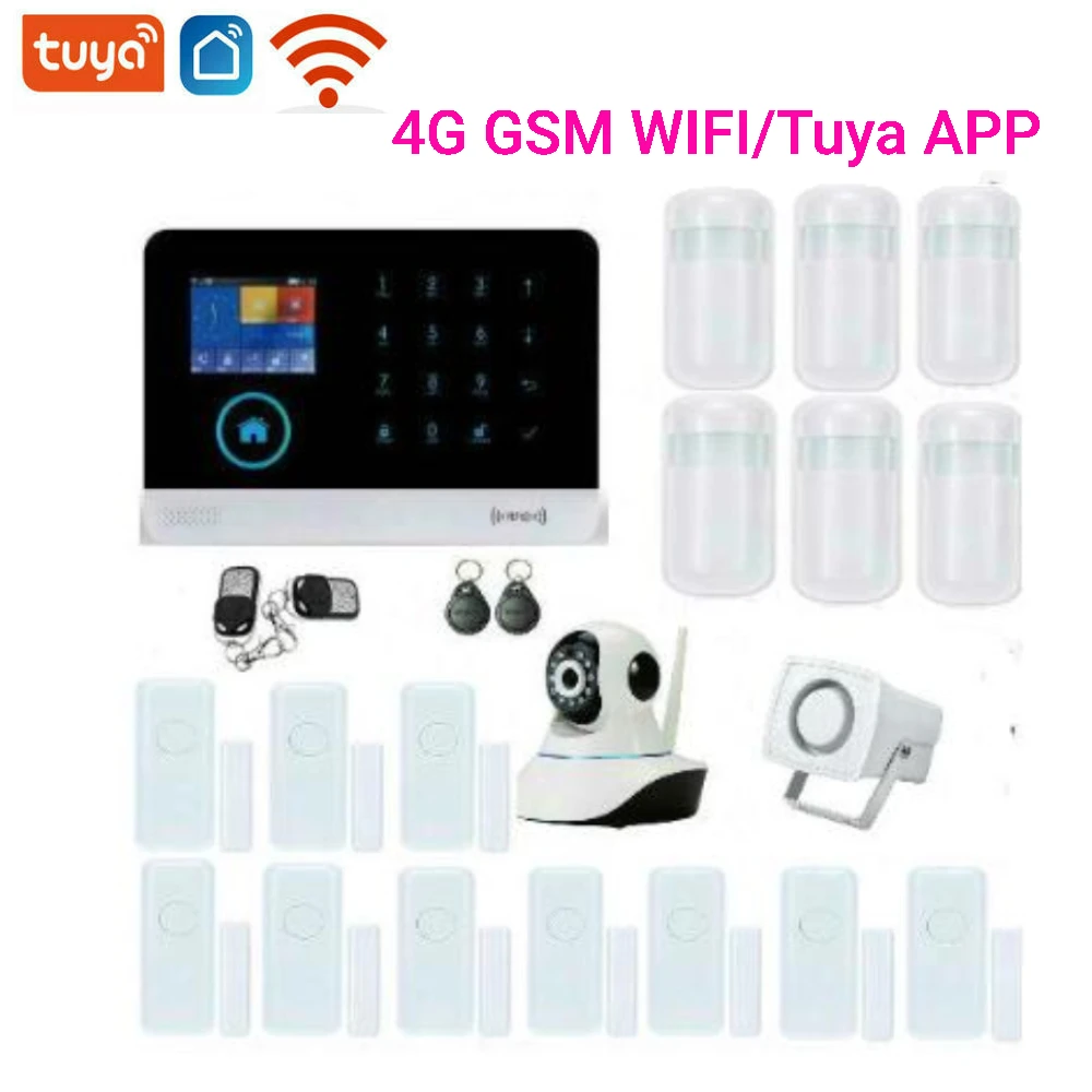 4g Wifi Gsm Autodial Alarm System Ip Camera Surveillance Rfid 3g Gprs ...