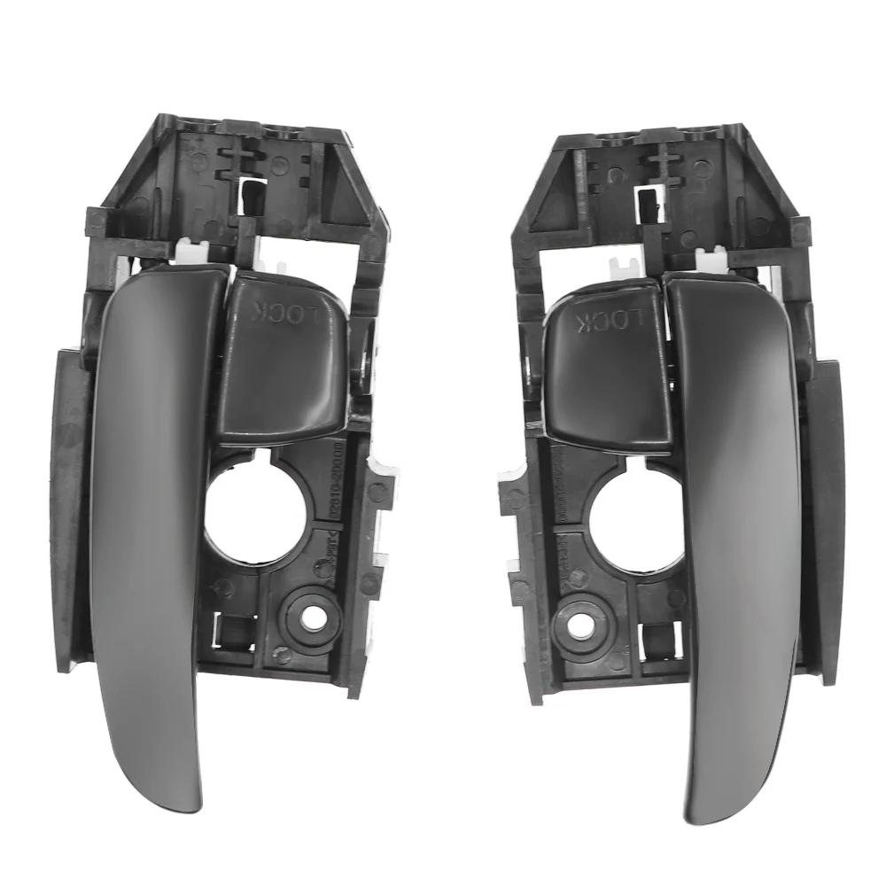 Car Interior Door Handle Front Left Right Black Inner Handles For ...