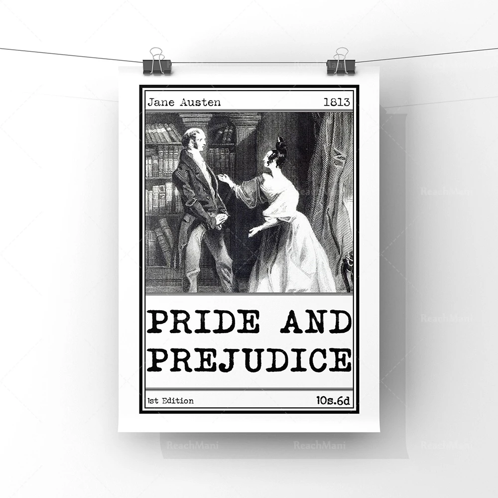 Pride And Prejudice Book Cover Poster