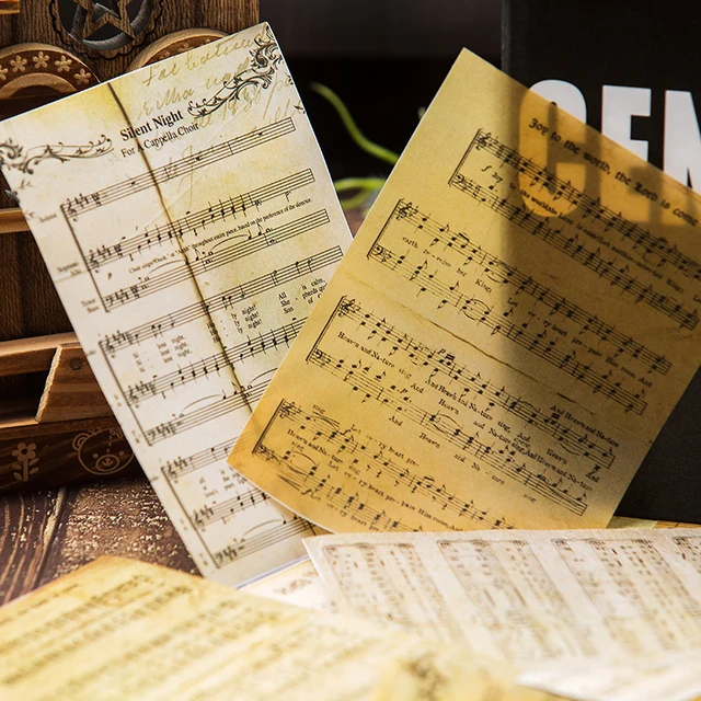 Vintage Music Notes Photography