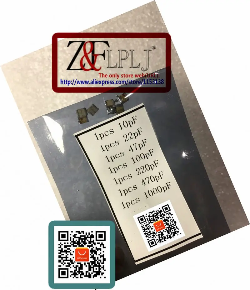 capacitors-set-for-n7ddc-10pF-22pF-47pF-100pF-220pF-470pF-1000pF-1PCS ...