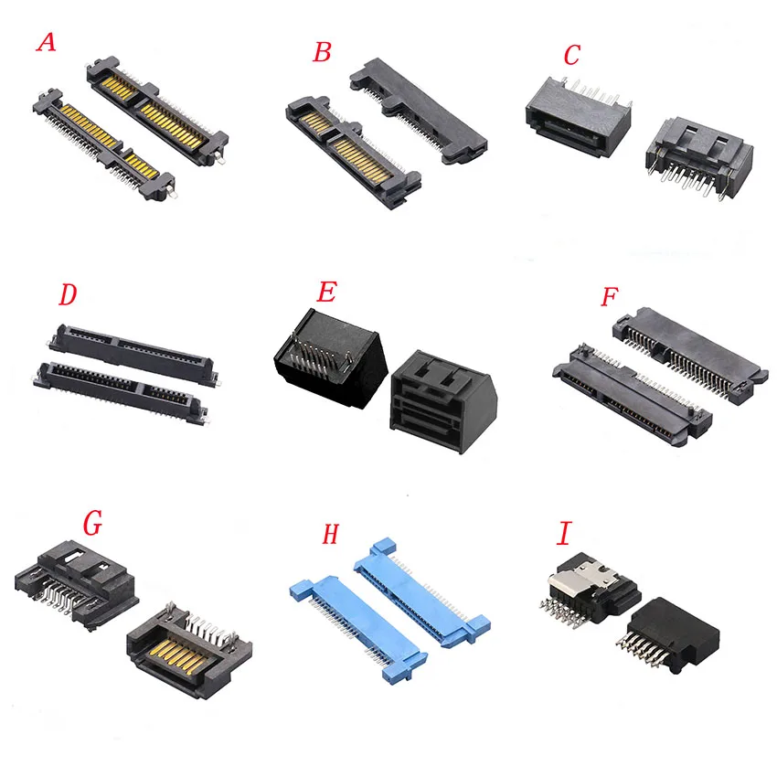 1PCS-SATA-Interface-Socket-SSD-Solid-State-Drive-Seat-7-15P-7P-22PIN ...