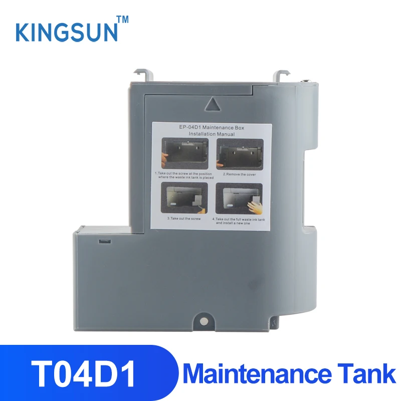 5X-C13T04D100-T04D100-T04D1-EWMB2-Ink-Maintenance-Box-for-EPSON-L6160 ...